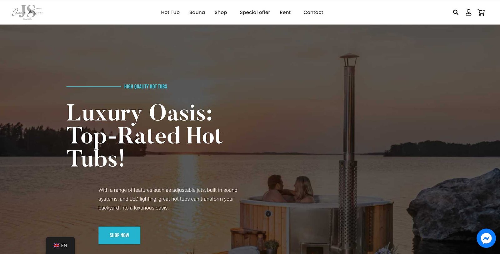 Kliento Internetinė Svetainė Jacuzzi & Sauna Oasis jsoasis.dk Saunų Ir ...